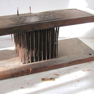 Flax Hackle, Flax Hetchel, Linen Flax Comb, 1:12 Scale Dollhouse ...