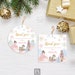 Nutcracker Favor Tag Template, Holiday Stickers Favor Tags Winter ...