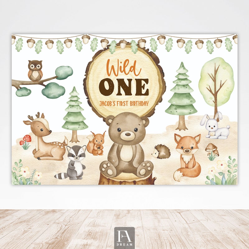 Woodland Birthday - Etsy