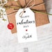 Editable Valentine's Day Tags Custom Valentine's - Etsy