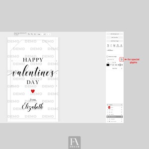 Editable Valentine's Day Tags, Custom Valentine's Daytags, Valentine's ...