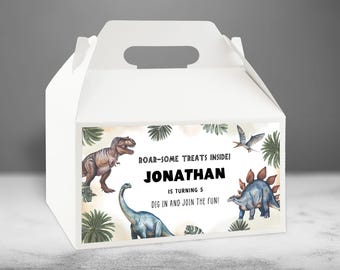 Dinosaur Party Box for Kids Boys Party Birthday Celebrations Jurassic T ...