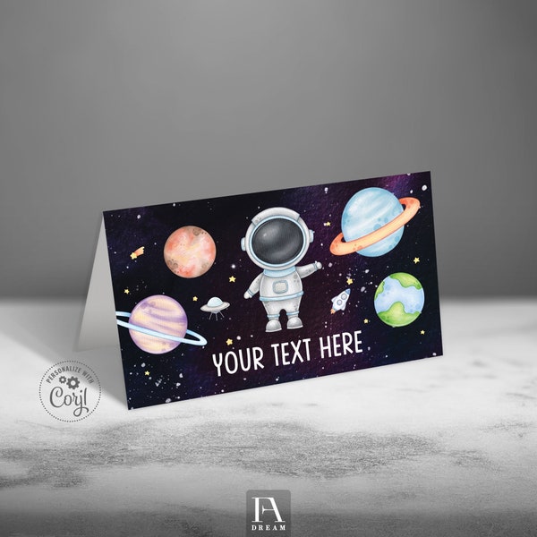 Space Place Cards - Etsy