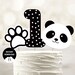 Panda Centerpieces, Princess Cake Toppers, Panda Birthday Party, Panda ...
