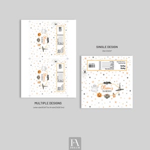 Editable Halloween Candy Bar Wrapper Label Template, Spooktacular ...