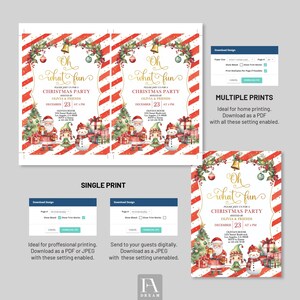 Editable Christmas Party Invitation Elf Invite for Girls Best Time of ...