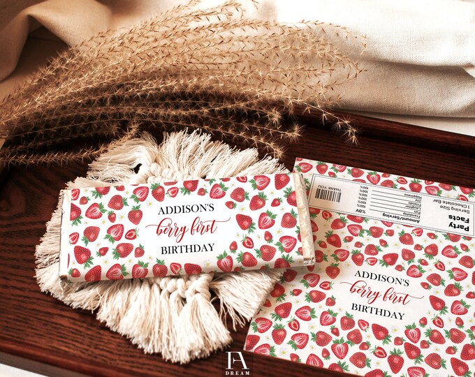 Editable Dubai Chocolate Strawberry Cup Label Template, Printable ...