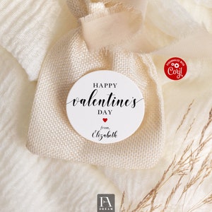 Editable Valentine's Day Tags, Custom Valentine's Daytags, Valentine's ...