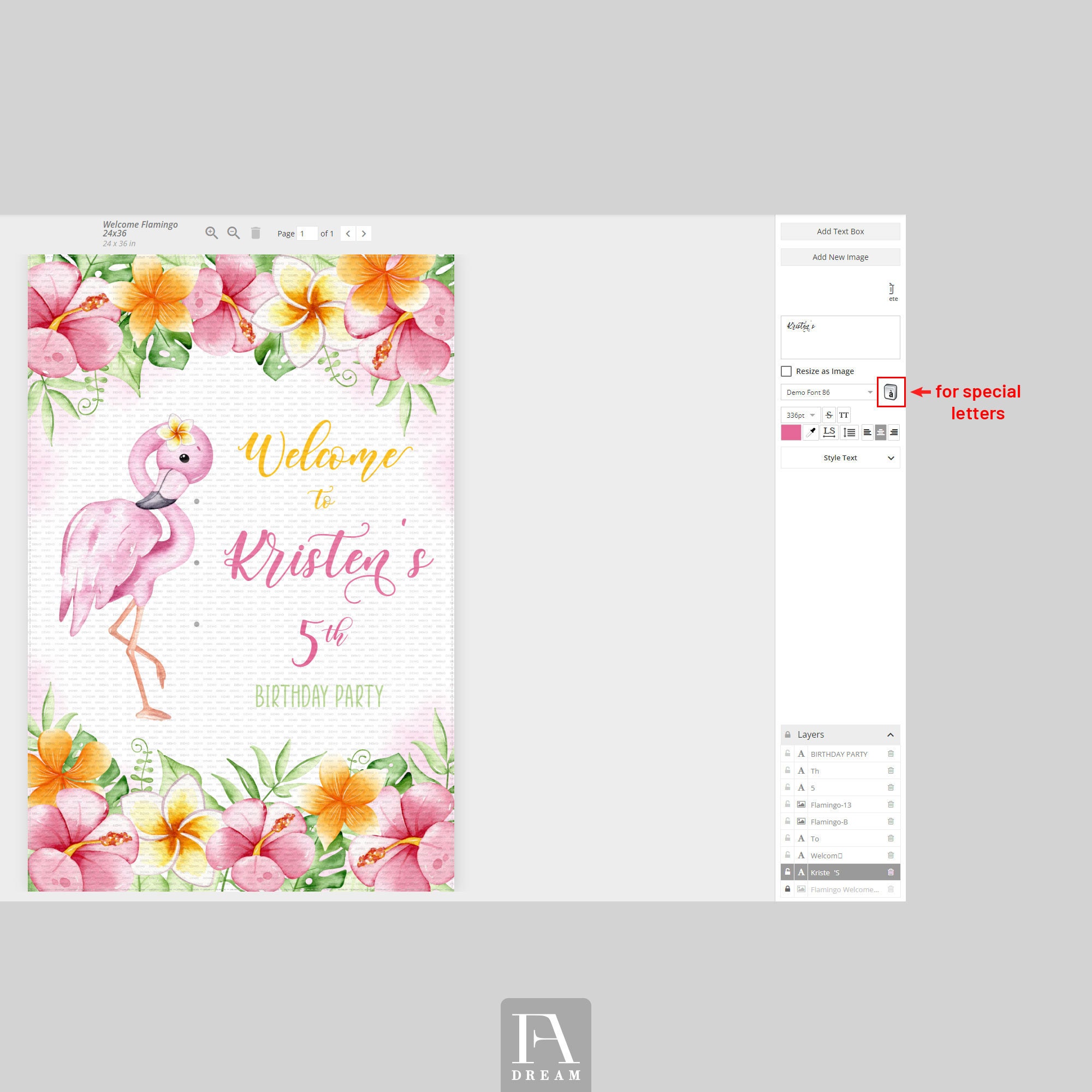 Flamingo Welcome Sign Summer Birthday Party Welcome Board Sign - Etsy