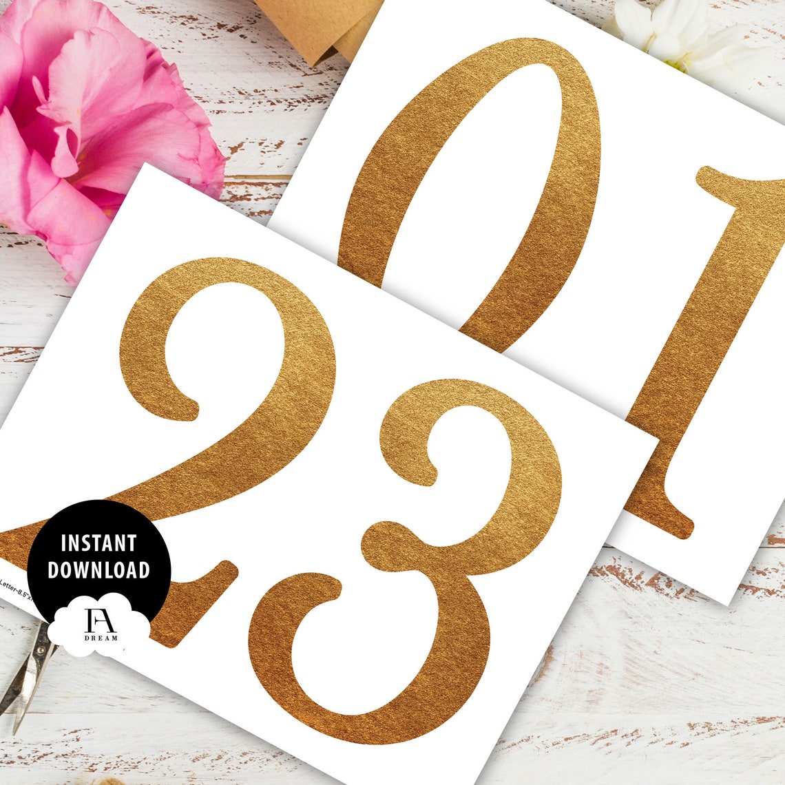 Numbers Centerpieces Numbers Cake Toppers Birthday - Etsy