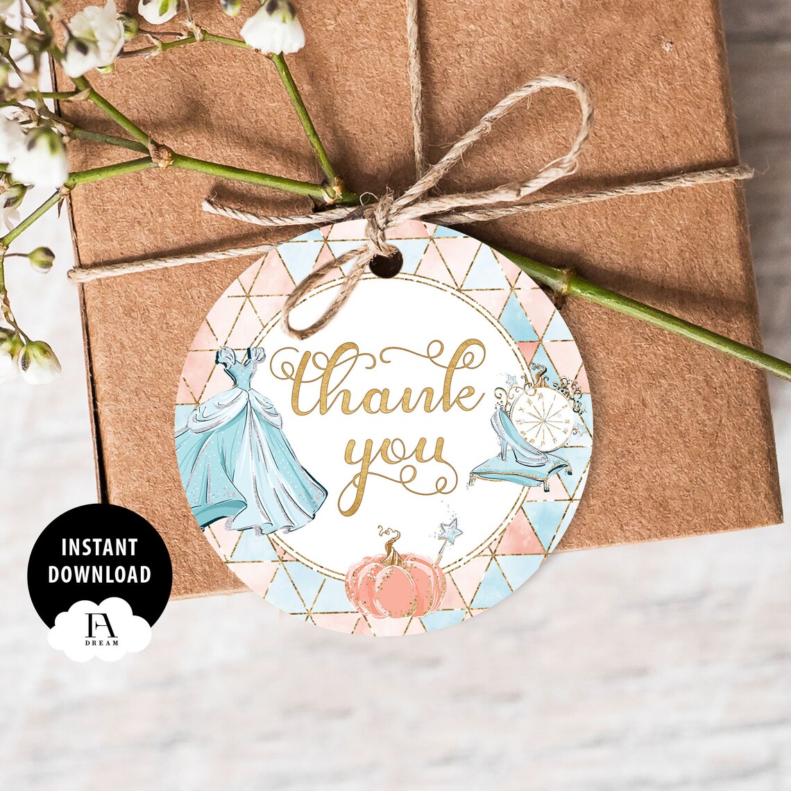 Princess Favor Tags Fairy Tale Favor Tag Gift Tags Sticker | Etsy