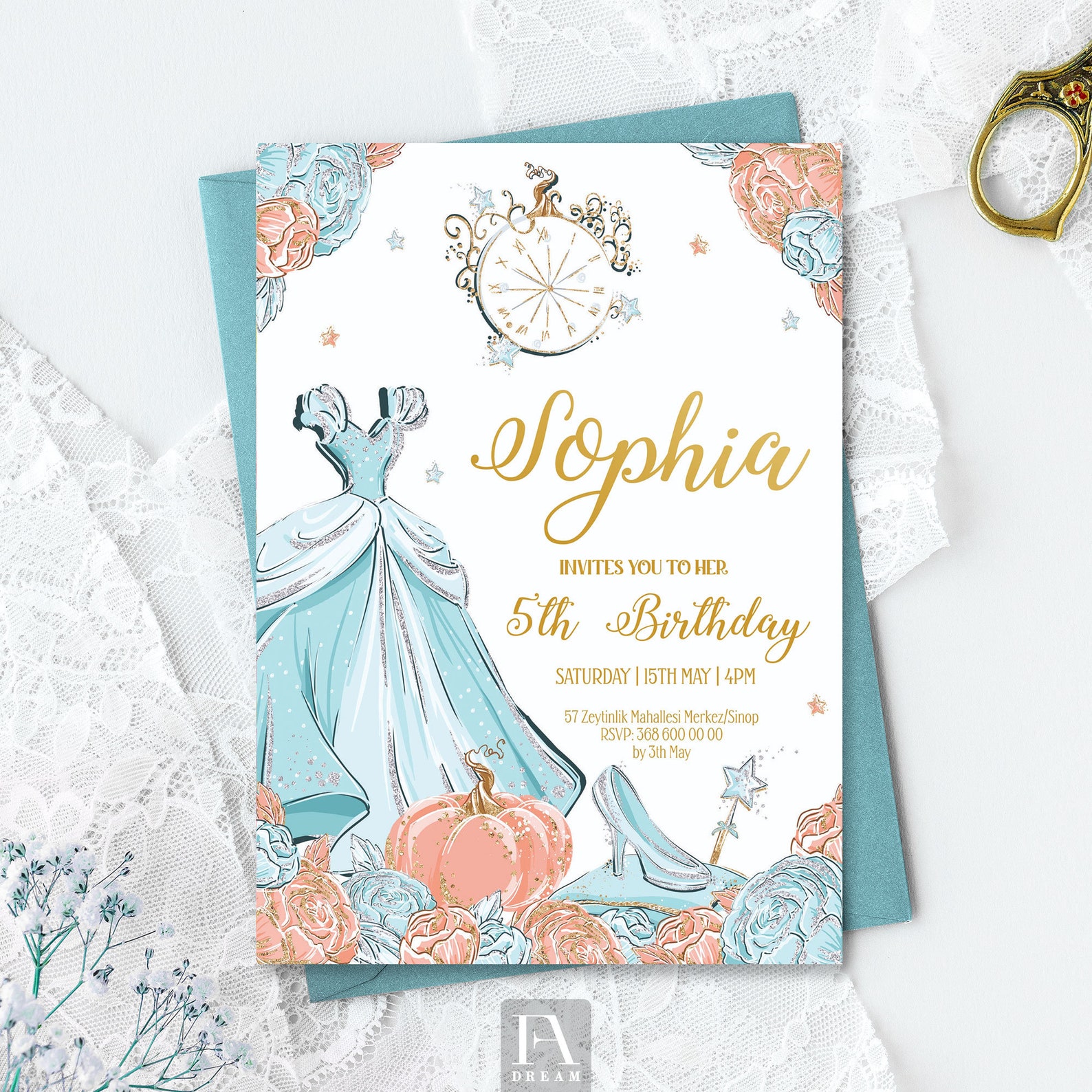 Fairy Tale Birthday Party Invitation, Fairy Tale Invite, Princess ...