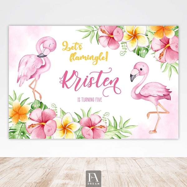 Flamingo Banner - Etsy