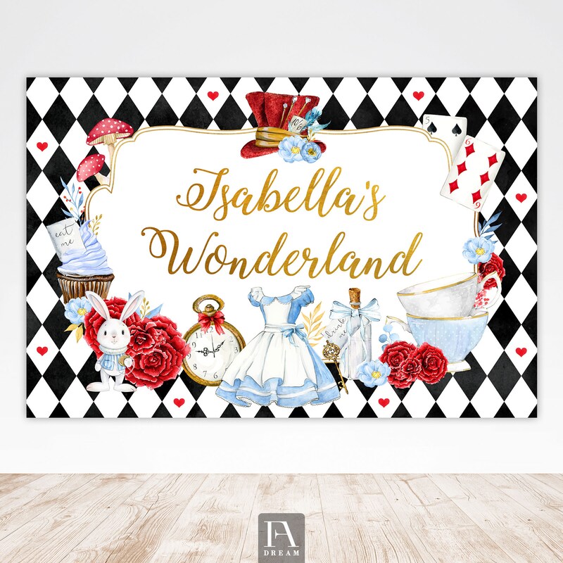Wonderland Banner - Etsy