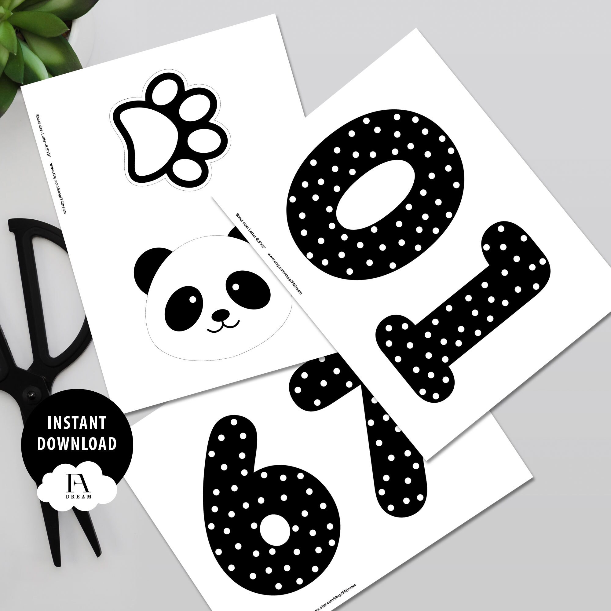 Panda Centerpieces, Princess Cake Toppers, Panda Birthday Party, Panda ...