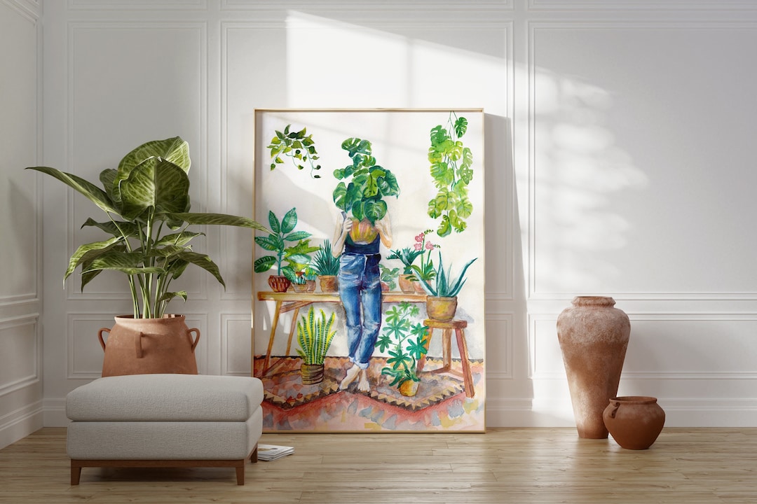 Indie Room Decor, Feminist Poster, PLANT LADY, Posters, Wall Art Prints ...