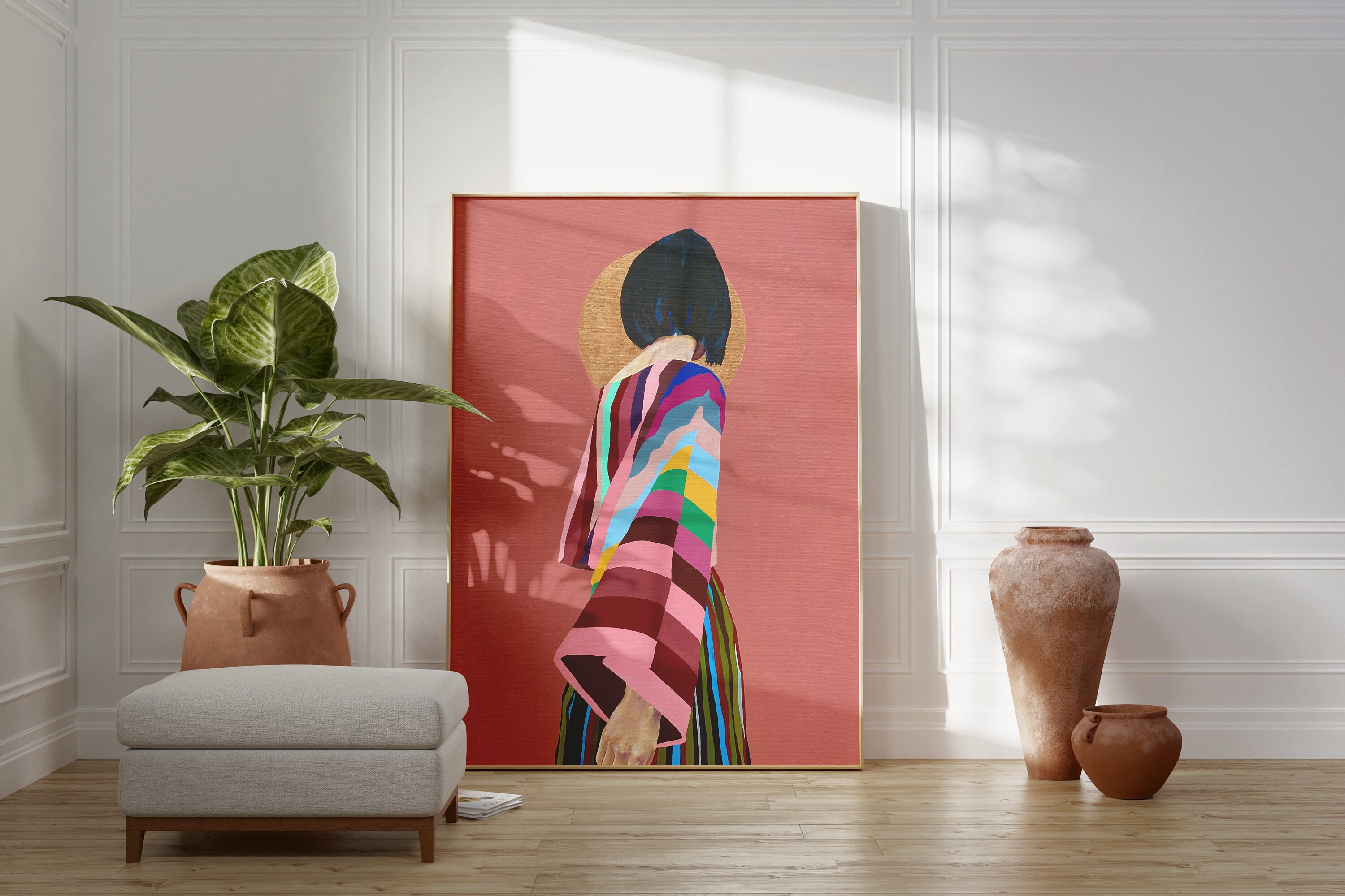 Goddess Painting, Spiritual Poster, Maximalist Wall Art, SOUL JOURNEY ...