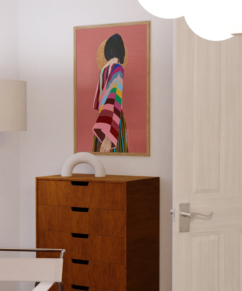 Goddess Painting, Spiritual Poster, Maximalist Wall Art, SOUL JOURNEY ...