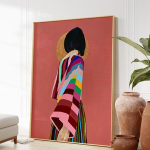 Goddess Painting, Spiritual Poster, Maximalist Wall Art, SOUL JOURNEY ...