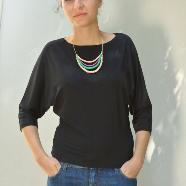 Bat Sleeve Top - Etsy