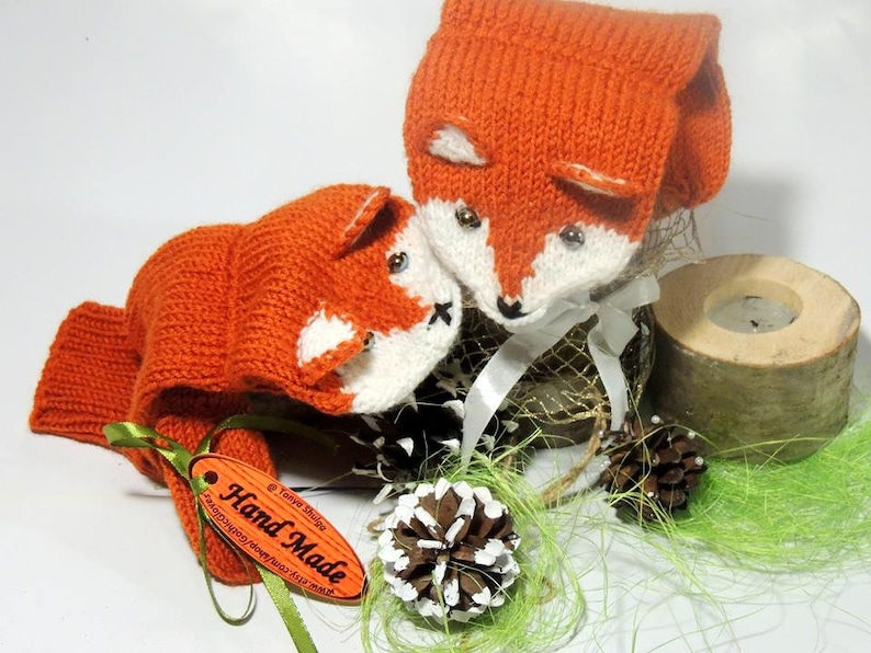 Animal mittens | Etsy