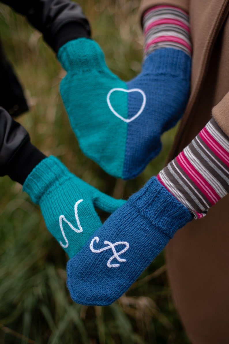 Unique Valentines Day Gift for Boyfriend. Smitten Mitten. Personalized ...