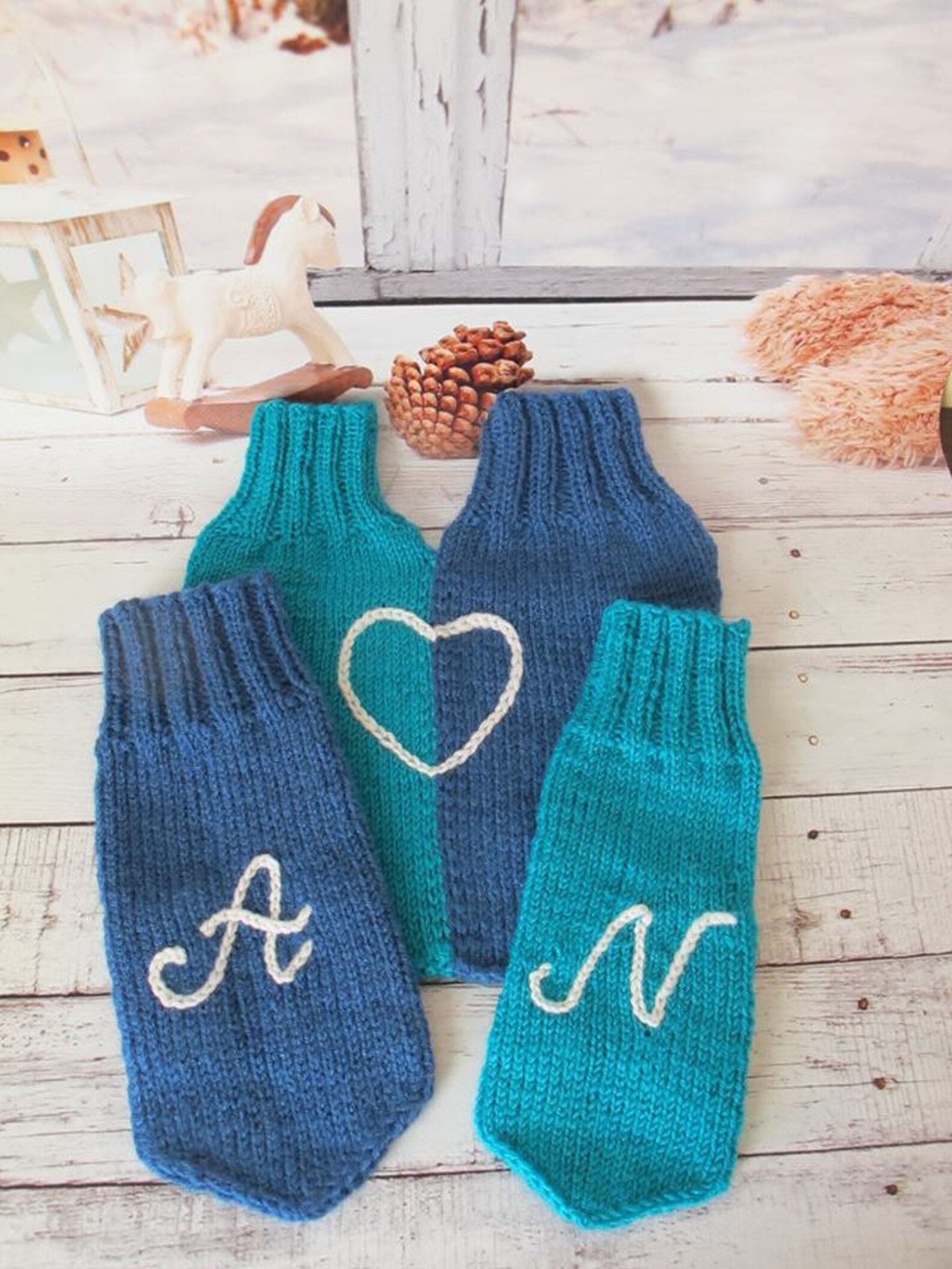 Unique Valentines Day Gift for Boyfriend. Smitten Mitten. Personalized ...