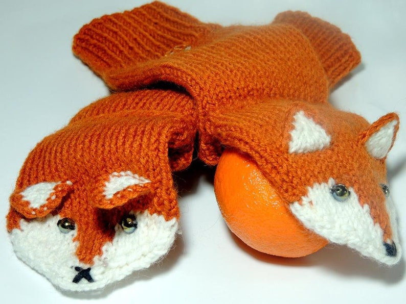Animal mittens | Etsy