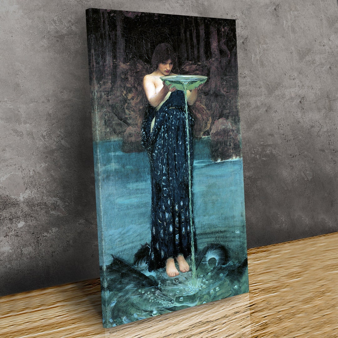 Circe Invidiosa, John William Waterhouse , Wall Hangings, Wall Art ...