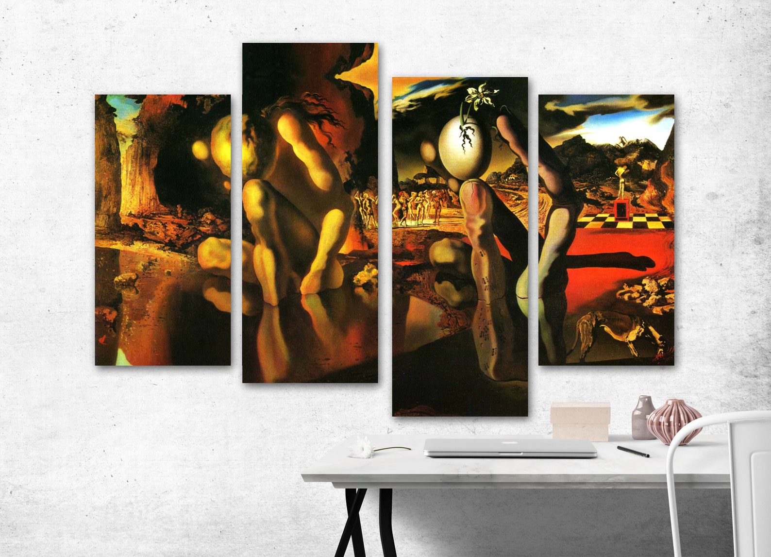 Salvador Dali/metamorphosis of Narcissus/famous Oil - Etsy