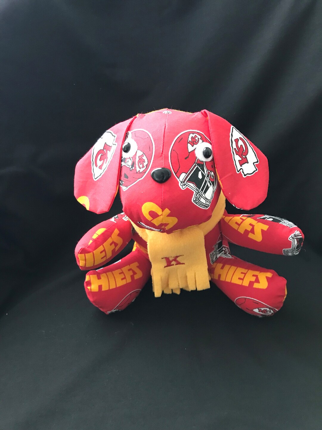 Kansas City Chiefs Stuffed Puppy - Etsy