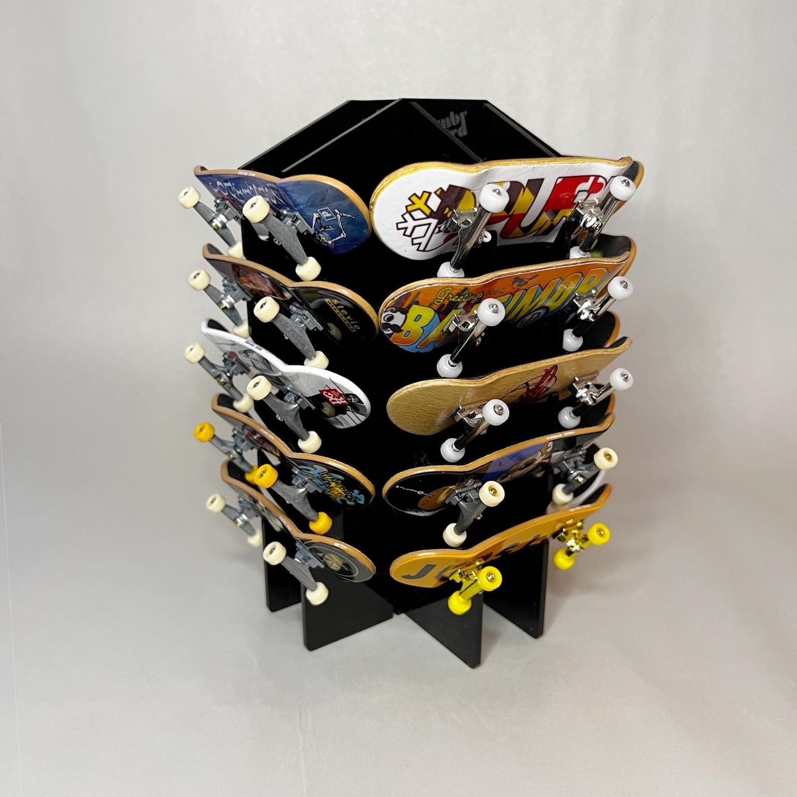 Laser Cut Fingerboard Rack for Tech Deck and Professional Fingerboards ...