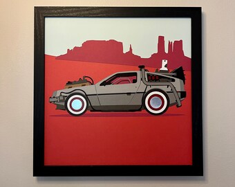 Back to the Future Frame - Etsy