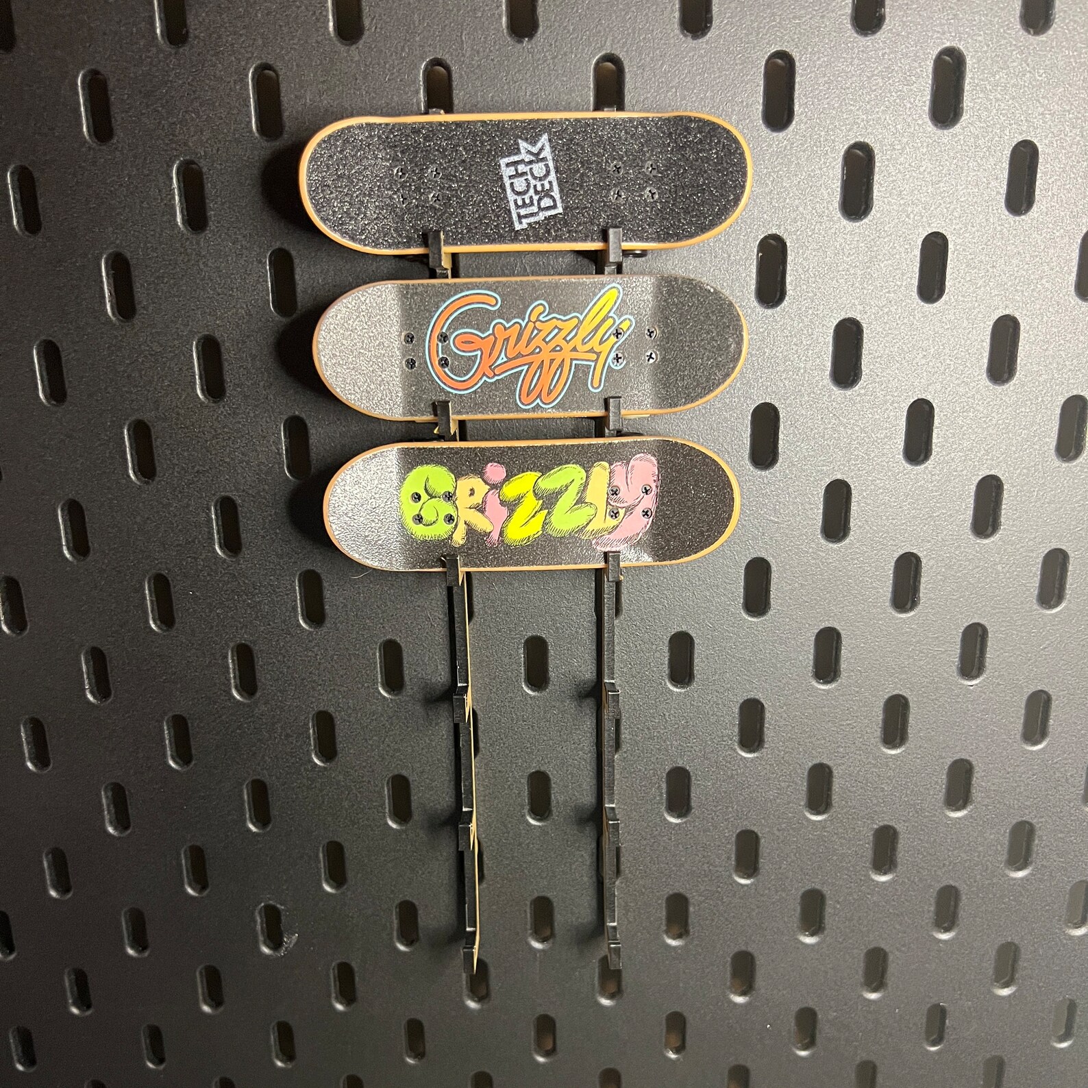 Tech Deck Fingerboard Racks for Pegboards- Ikea Skadis and Uppspel ...