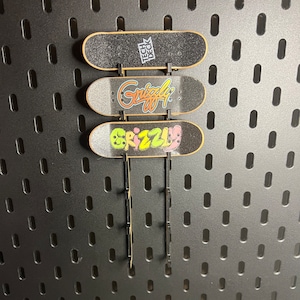 Tech Deck Fingerboard Racks for Pegboards- Ikea Skadis and Uppspel ...