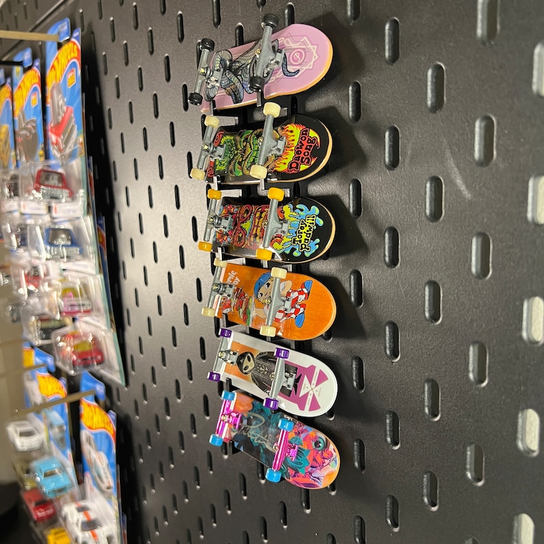 Tech Deck Fingerboard Racks for Pegboards- Ikea Skadis and Uppspel ...