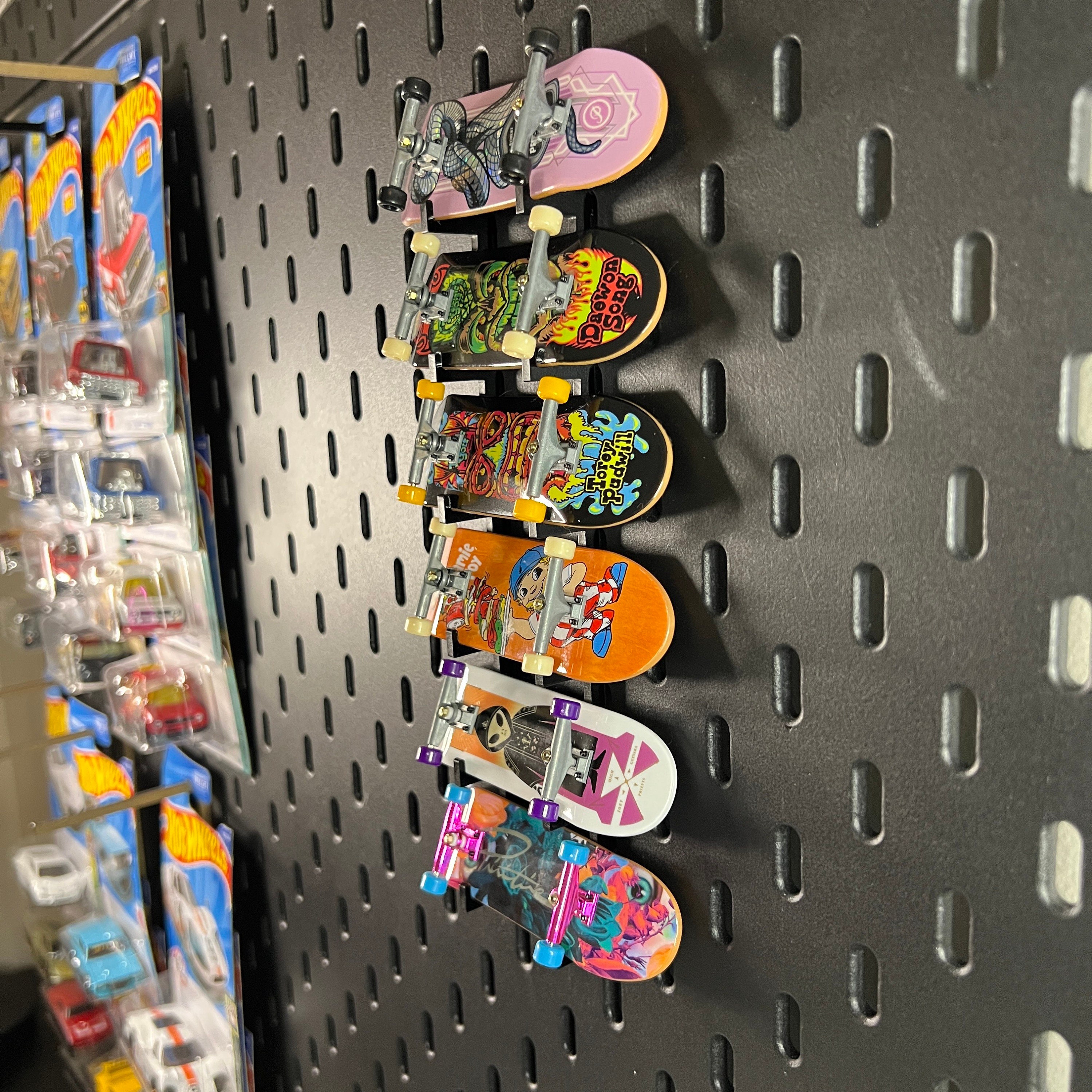 Tech Deck Fingerboard Racks for Pegboards- Ikea Skadis and Uppspel ...