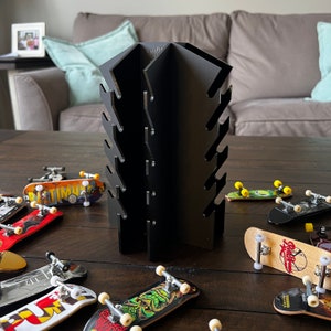 Laser Cut Fingerboard Rack for Tech Deck and Professional Fingerboards ...