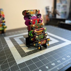 Laser Cut Fingerboard Rack for Tech Deck and Professional Fingerboards ...
