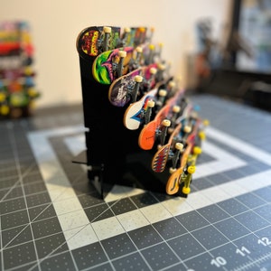 Laser Cut Fingerboard Rack for Tech Deck and Professional Fingerboards ...