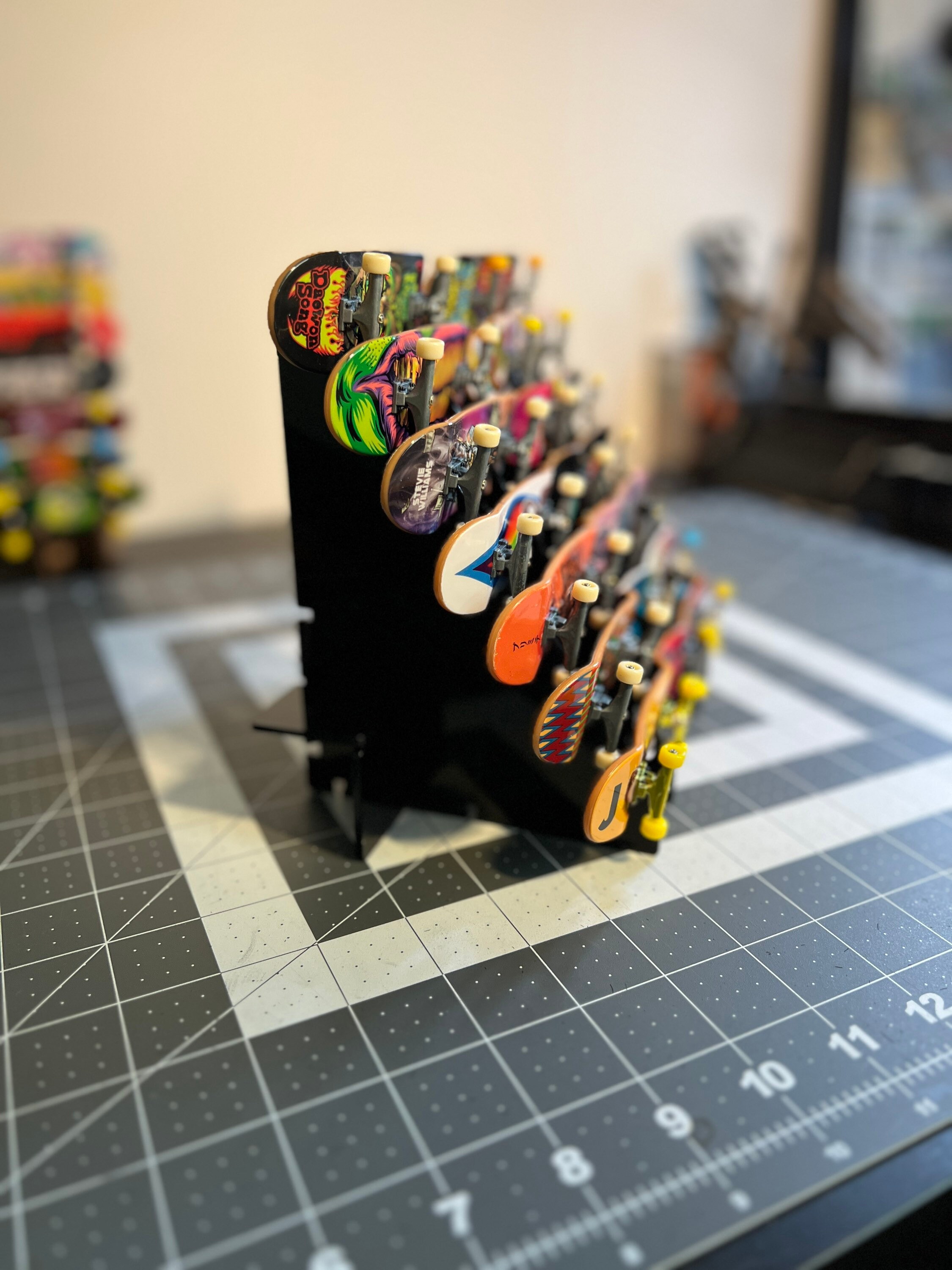 Laser Cut Fingerboard Rack for Tech Deck and Professional Fingerboards ...