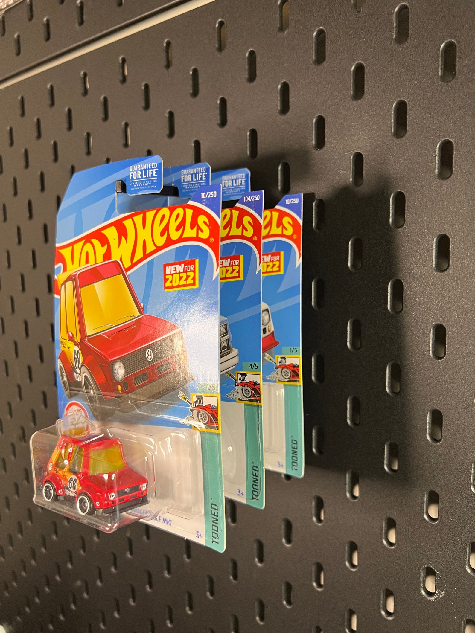 Hot Wheel Display Hooks for Pegboard- Ikea Skadis, Standard, or ...