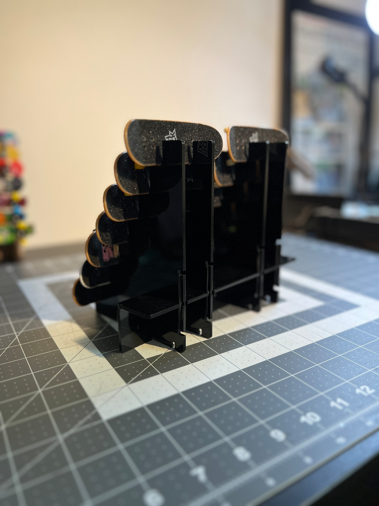 Laser Cut Fingerboard Rack for Tech Deck and Professional Fingerboards ...