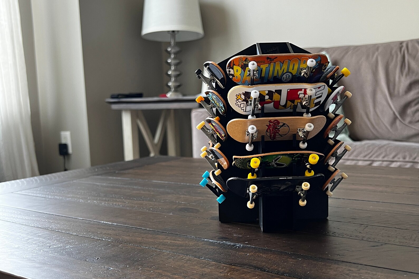 Laser Cut Fingerboard Rack for Tech Deck and Professional Fingerboards ...