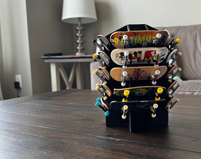 Laser Cut Fingerboard Rack for Tech Deck and Professional Fingerboards ...