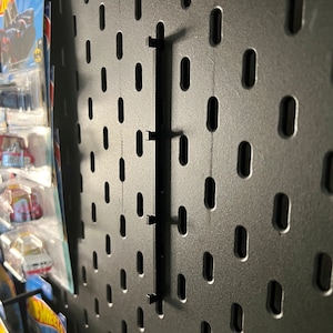 Hot Wheel Display Hooks (no Top Peg) for Pegboard- Ikea Skadis Uppspel, Standard, or Container ...