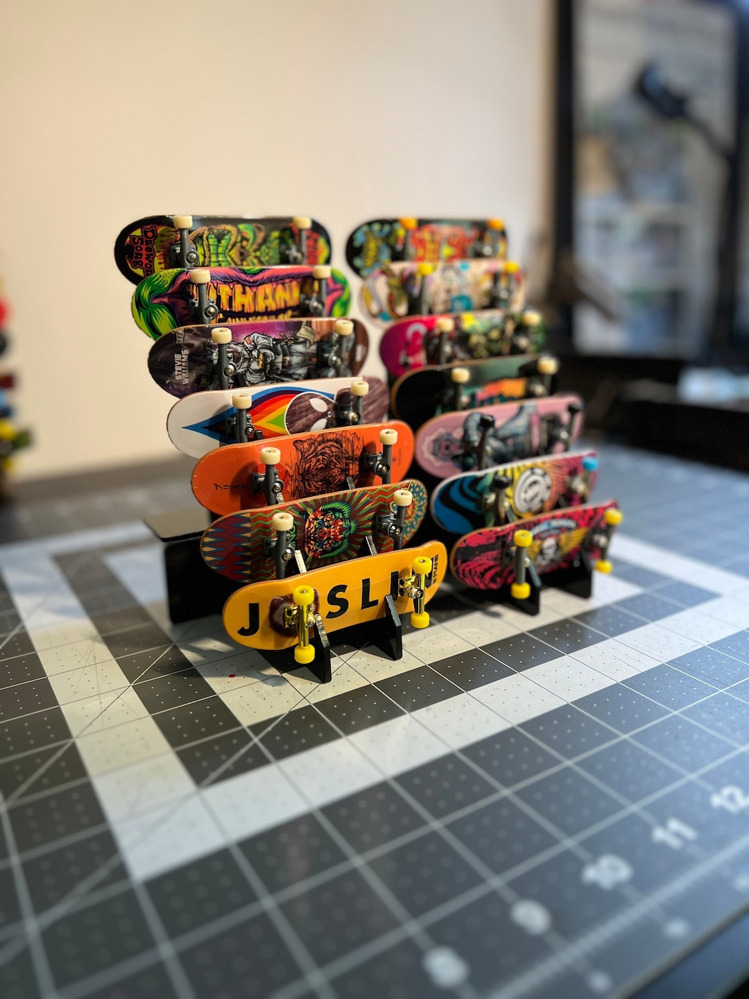 Laser Cut Fingerboard Rack for Tech Deck and Professional Fingerboards ...
