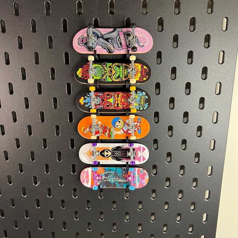 Tech Deck Fingerboard Racks for Pegboards- Ikea Skadis and Uppspel ...