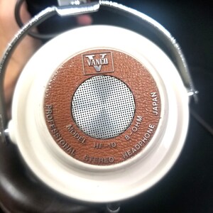 Vanco Model HF-10 8-OHM Professional Stereo Headphones Japan Tested ...