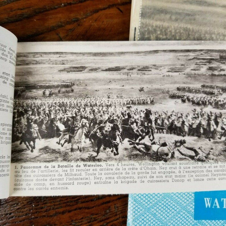3 Miniature Battle of Waterloo Booklets Panorama Belgium - Etsy